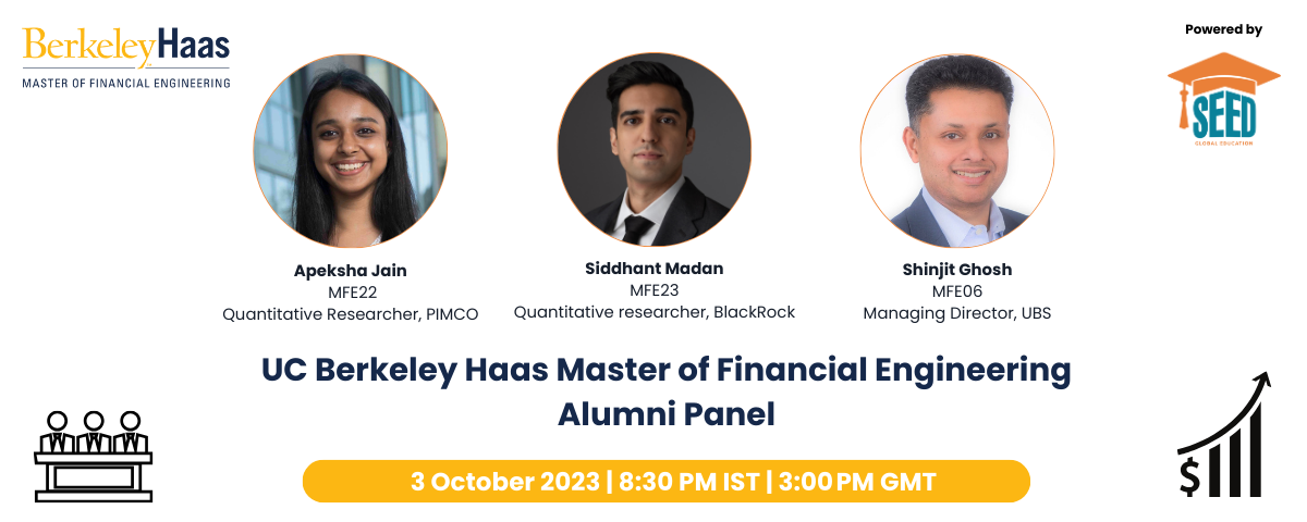 UC Berkeley Haas Master of Financial Engineering - Alumni Panel